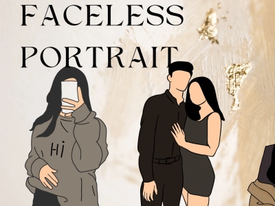 Faceless portrait editing to your photos | Upwork
