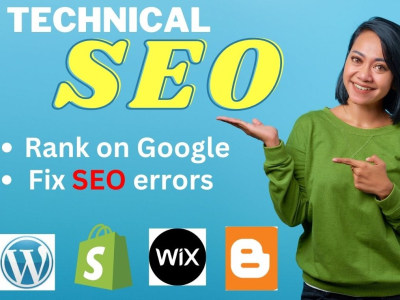 Fix technical SEO errors on your WordPress, Shopify, Wix, Blogspot website | Upwork