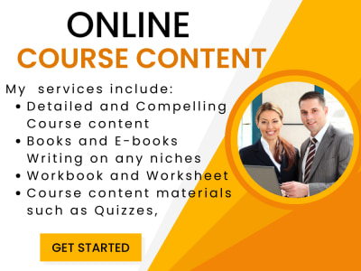 A fantastic online course content, course creator, course curriculum ...
