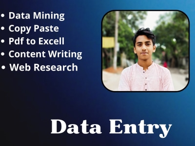 An accurate web research and data entry services | Upwork