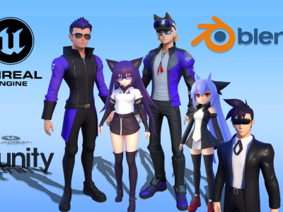 VR models for vrchat or vtubing with blender | Upwork