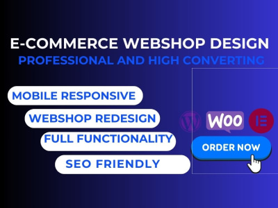 E-commerce website or webshop using WordPress woo commerce elementor | Upwork