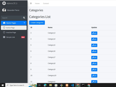 A control panel using Laravel | Upwork