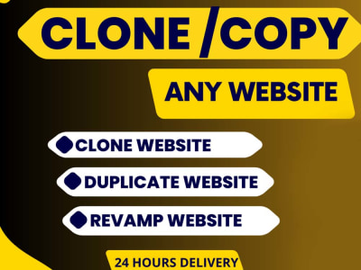 Clone website, revamp website, clone WordPress, duplicate website | Upwork