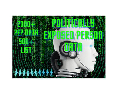 Receive Pep data. I will do this by scraping | Upwork