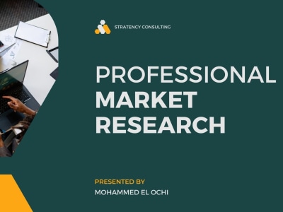 A professional market research and analysis | Upwork