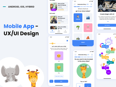 An Engaging Mobile App UX/UI Design | Seamless App UI Experience | Upwork