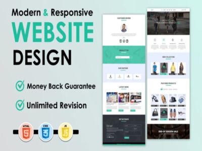 Front end website designer HTML,CSS,js and bootsrap | Upwork