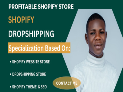 Shopify designer, Shopify dropshipping expert, eCommerce, Shopify ...