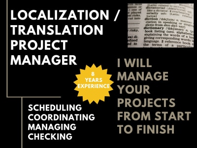 Professional Localization Project Manager / Translation Project Manager. | Upwork