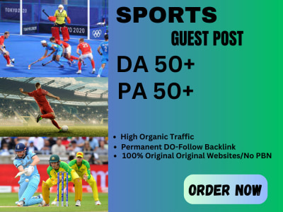 Sports guest posts with do-follow backlinks from high-authority blogs ...