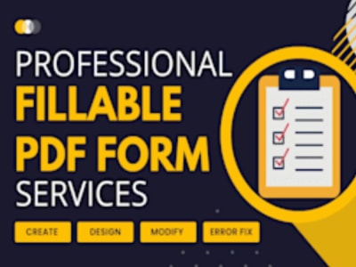Pdf fillable form with autofill | Upwork