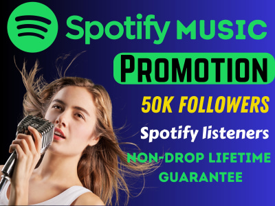 Organic 50000+ Spotify playlist followers promotions for Spotify music ...