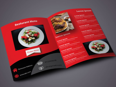 A unique eye-catching restaurant menu design | Upwork
