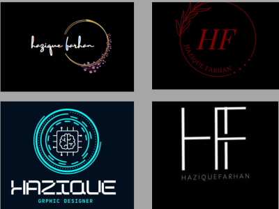 Design modern minimalist a personal name logo | Upwork