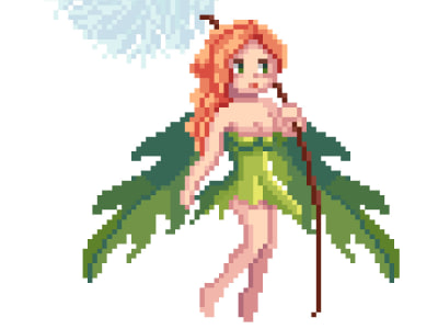 Cute pixel character with animation | Upwork