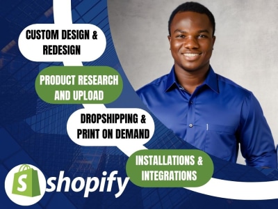A responsive Mobile friendly Shopify Website design Redesign or development | Upwork
