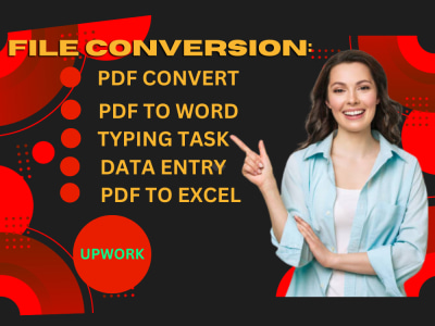 A professional PDF conversion format | Upwork