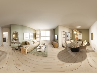 Stunning 360-degree interior panorama render! | Upwork