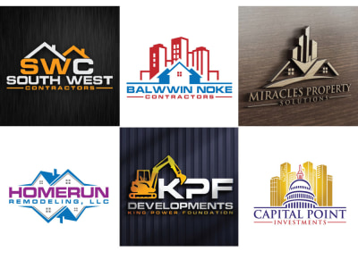 Simple unique and awesome real estate logo | Upwork