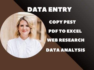 Data entry and copy-paste job | Upwork