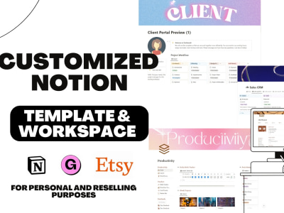 Customized and advanced notion workspace for you | Upwork