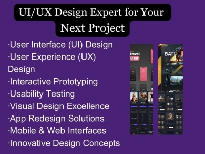 A Top-Notch UI/UX Design for Web and Mobile App | Upwork