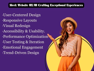 A Sleek Website UX/UI Crafting Exceptional Experiences | Upwork