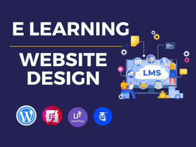 Elearning website or education website using Elementor | Upwork