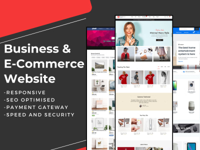 Responsive WordPress Ecommerce Website, Woocommerce website | Upwork