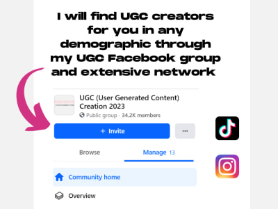 A list of UGC creators who want to work with you! | Upwork