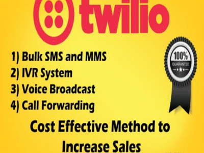 Construct a bulk SMS or voice call bot for Twilio | Upwork