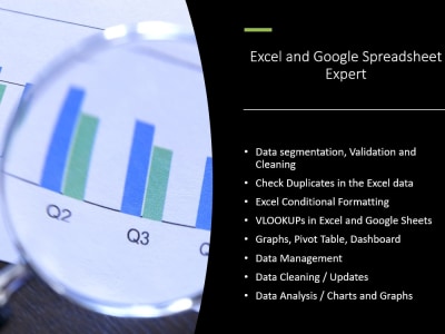 Excel Data management, Vlookups, Dashboard, Conditional Formatting etc | Upwork