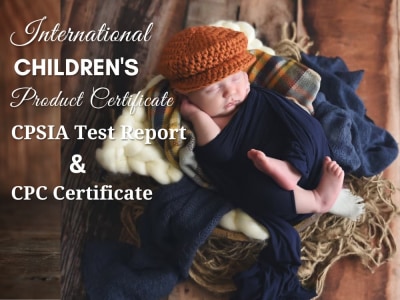 Child product certificate CPC and CPSIA test report for Amazon products ...
