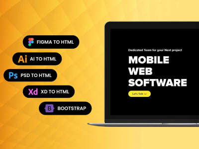 FIGMA / PSD / XD to Website Responsive HTML CSS, WordPress | Upwork