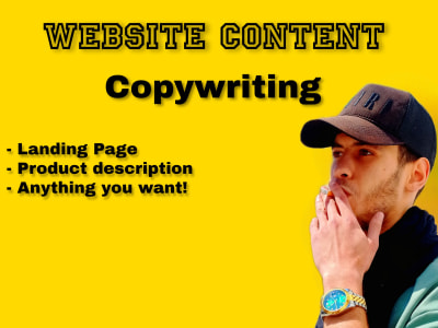 A pro & creative content copy for your entire website | Upwork