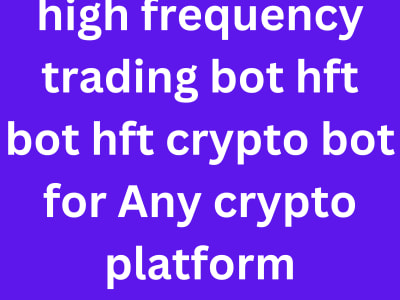 High-frequency trading bot HFT bot HFT Crypto bot for Binance trading ...
