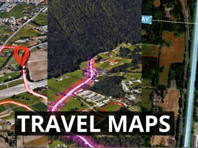 A 3D route animation Using Google Earth Studio | Upwork