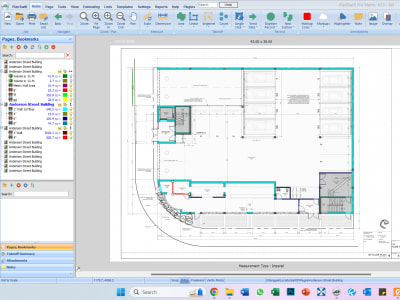 An estimation or quantity take-off for your drawing using planswift ...