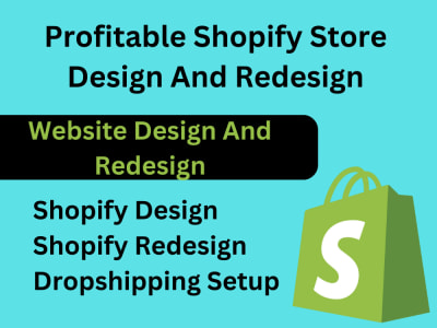 Shopify ecommerce website design, build shopify online store | Upwork
