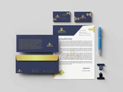 Business Card, Letterhead, Envelope and Stationery Design | Upwork