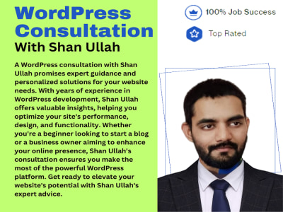 Book a Development & IT Consultation with Shan U. | Upwork
