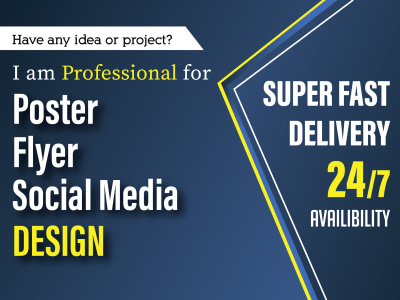 Poster or flyer for your social media posts | Upwork