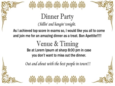 A fantastic event card design | Upwork