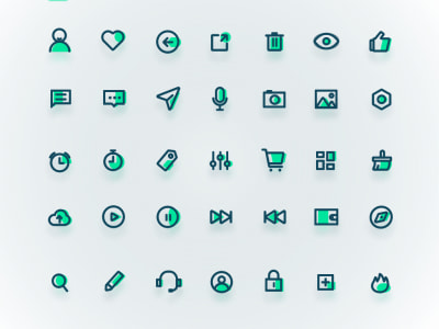 Get icons in various design styles | Upwork