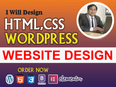 Modern website design using HTML CSS jquery bootstrap, WordPress | Upwork