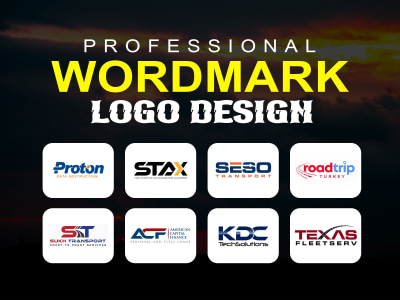 An eye-catching & Professional WORDMARK / LETTERMARK logo for your ...