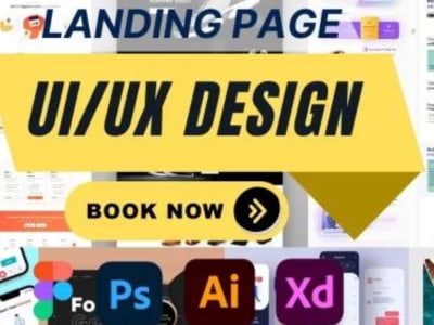 Designed web UI UX, website template and landing page in xd, PSD, Figma ...