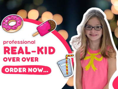Child or kid voice over for cartoon, character, audiobook, book ...
