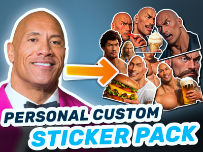 A Unique Sticker Pack. Any Person, Style and Size | Upwork